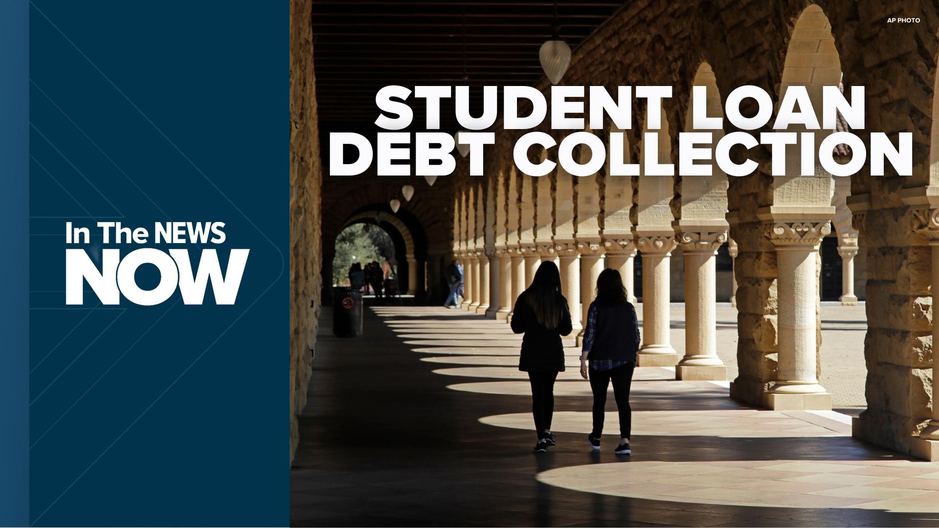 Student loan debt collections restarting | In The News Now | krem.com
