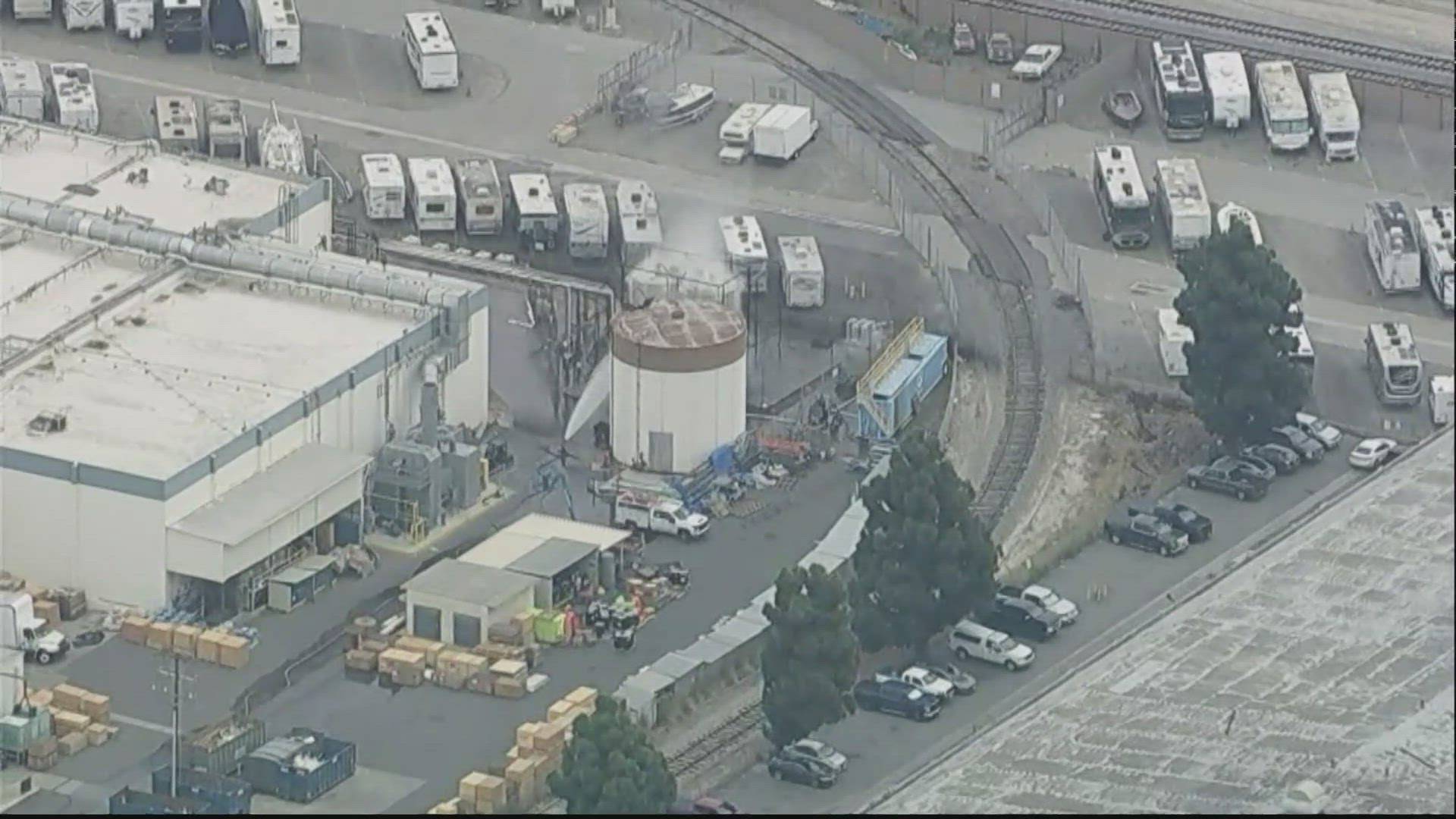 Southern California chemical tank has a crack that could possibly lower ...