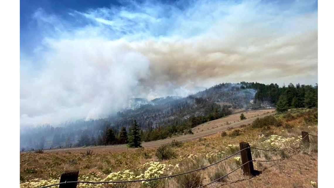 S-503 Fire burning southeast of Mt. Hood near Warm Springs | krem.com