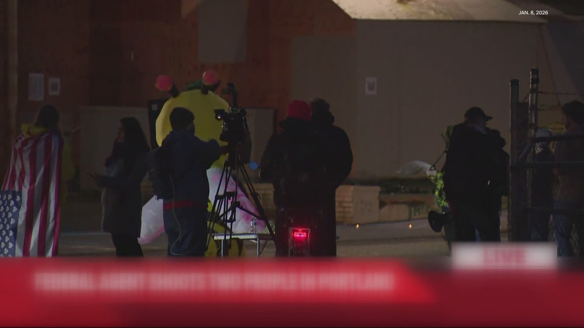 Police arrest 6 people at Portland ICE facility protest | krem.com