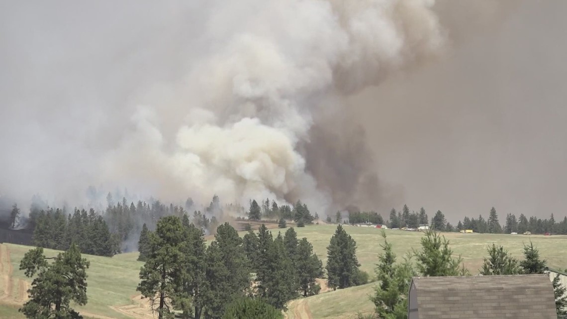 At least 61% of Washington's wildfires so far this year were caused by ...