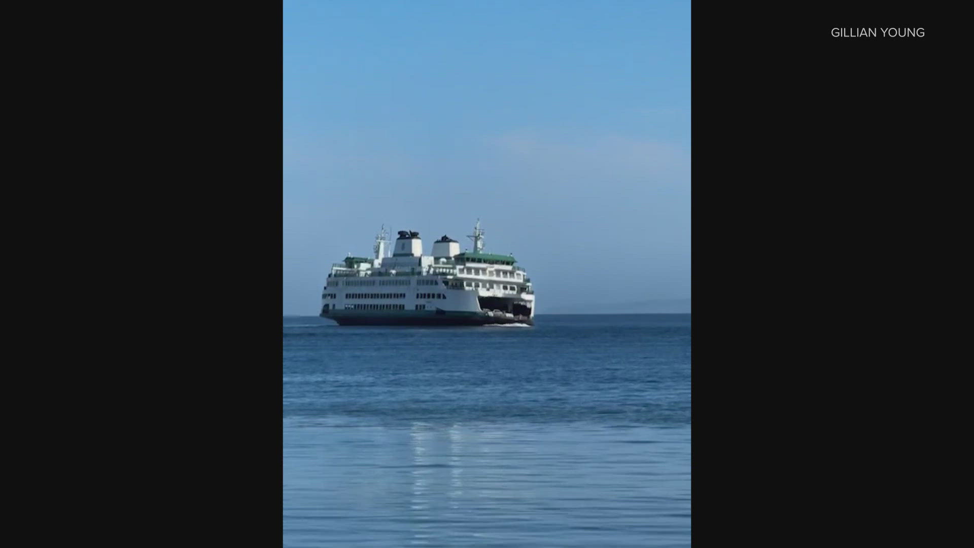 VIDEO: Washington ferry shown rocking back and forth on the water. Here ...