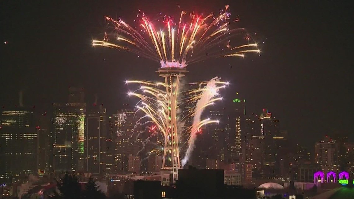 New Year's at the Needle fireworks broadcast live on KREM 2 - CBS ...