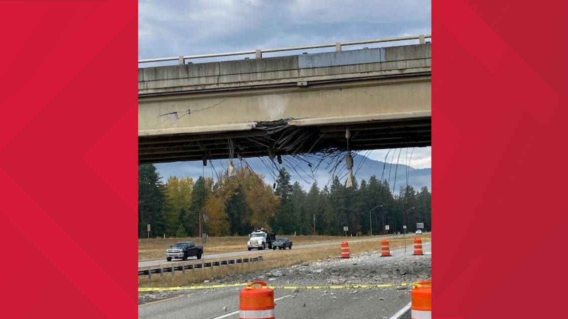 Demolition of damaged I-90 overpass near Cle Elum begins | krem.com