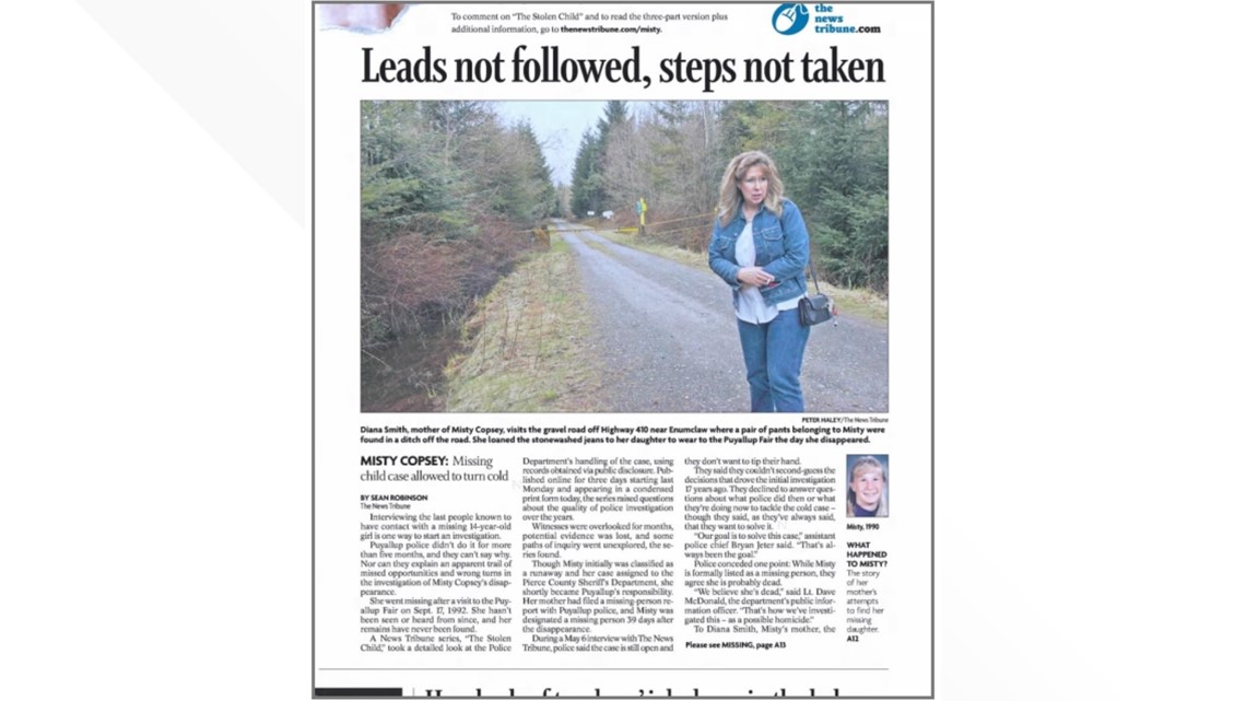 Unsolved Northwest: Who killed Misty Copsey? | krem.com