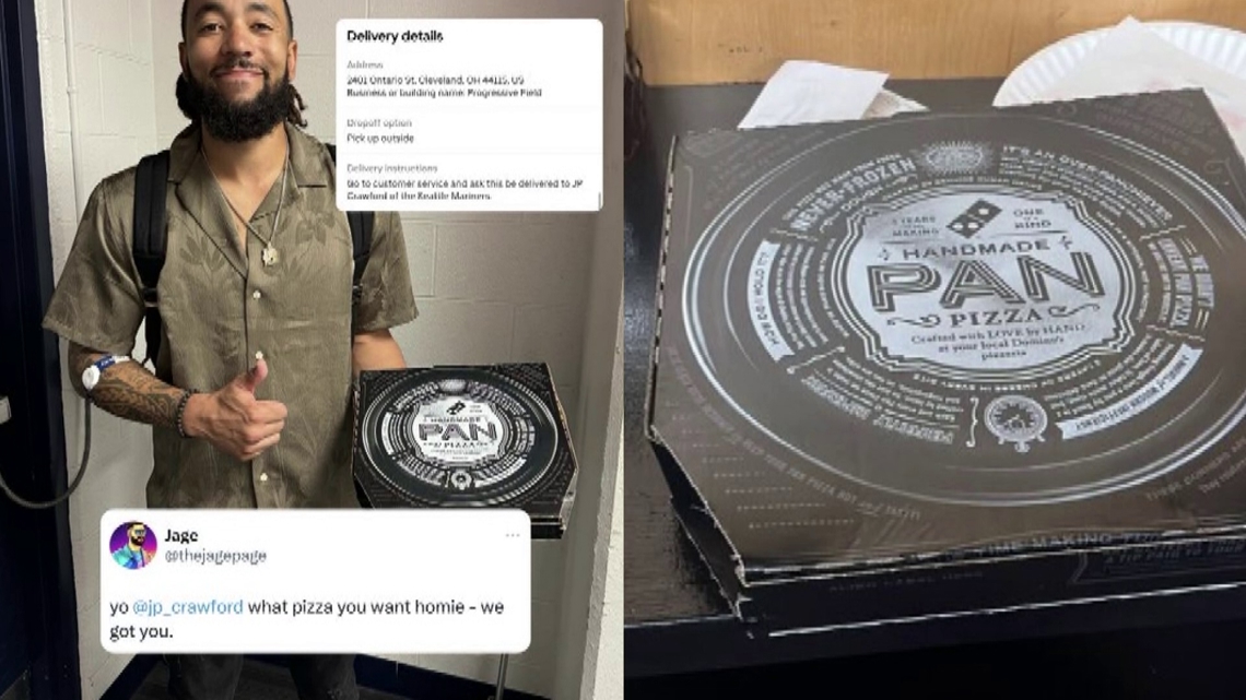 Delivery for J.P. Crawford? Seattle Mariners fan sends pizza to player ...