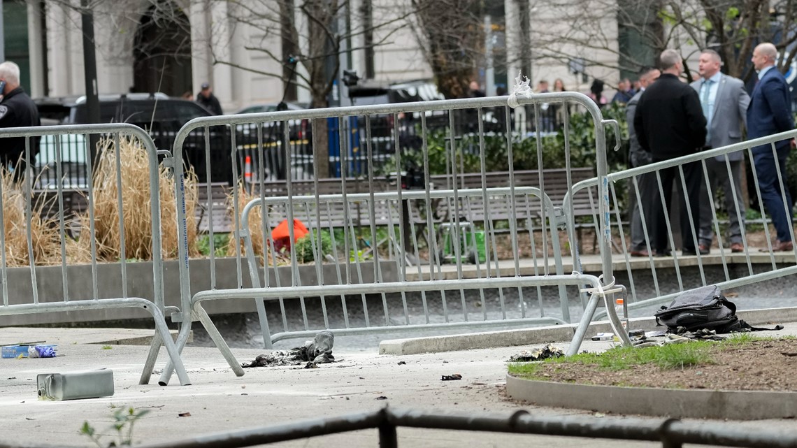 Police identify man who set himself on fire outside Trump trial | krem.com
