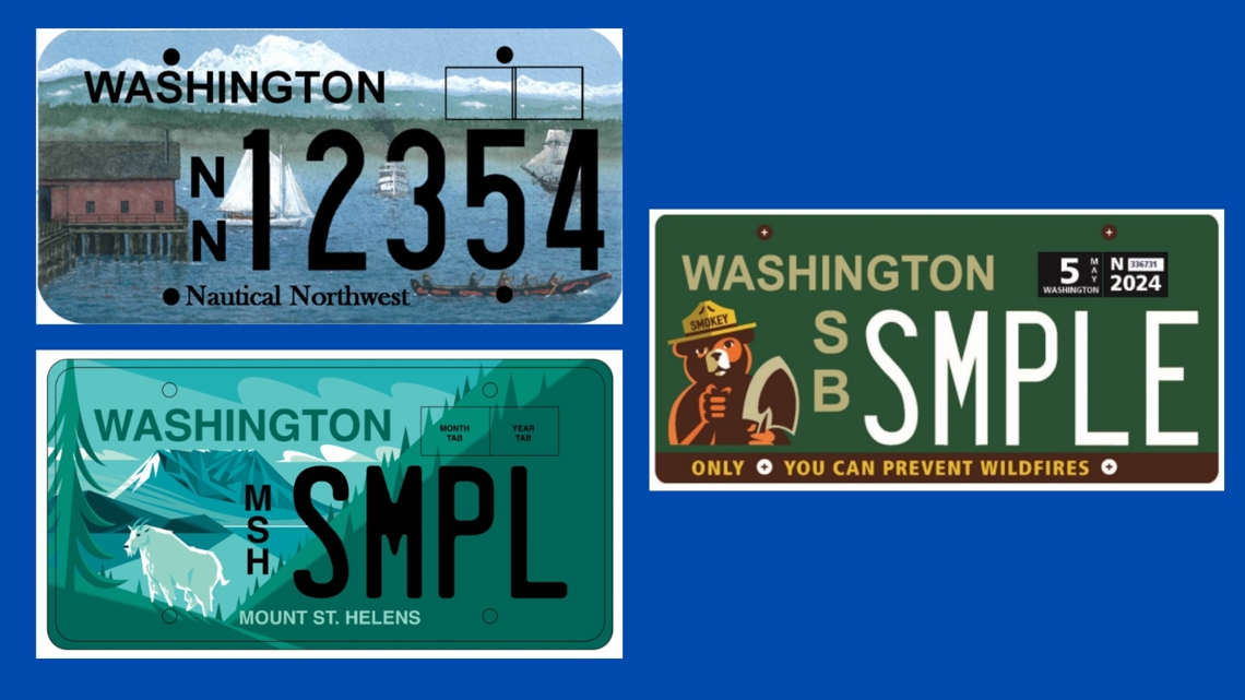 These new WA license plate designs are up for consideration by ...