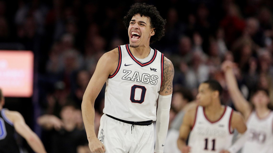 Gonzaga moves up to No. 13 in latest AP College Basketball Poll | krem.com