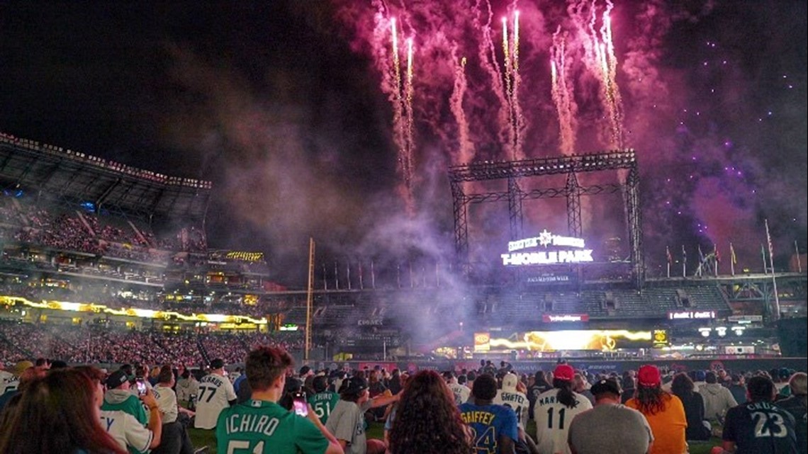 Get a behind the scenes look at a Seattle Mariners fireworks show ...