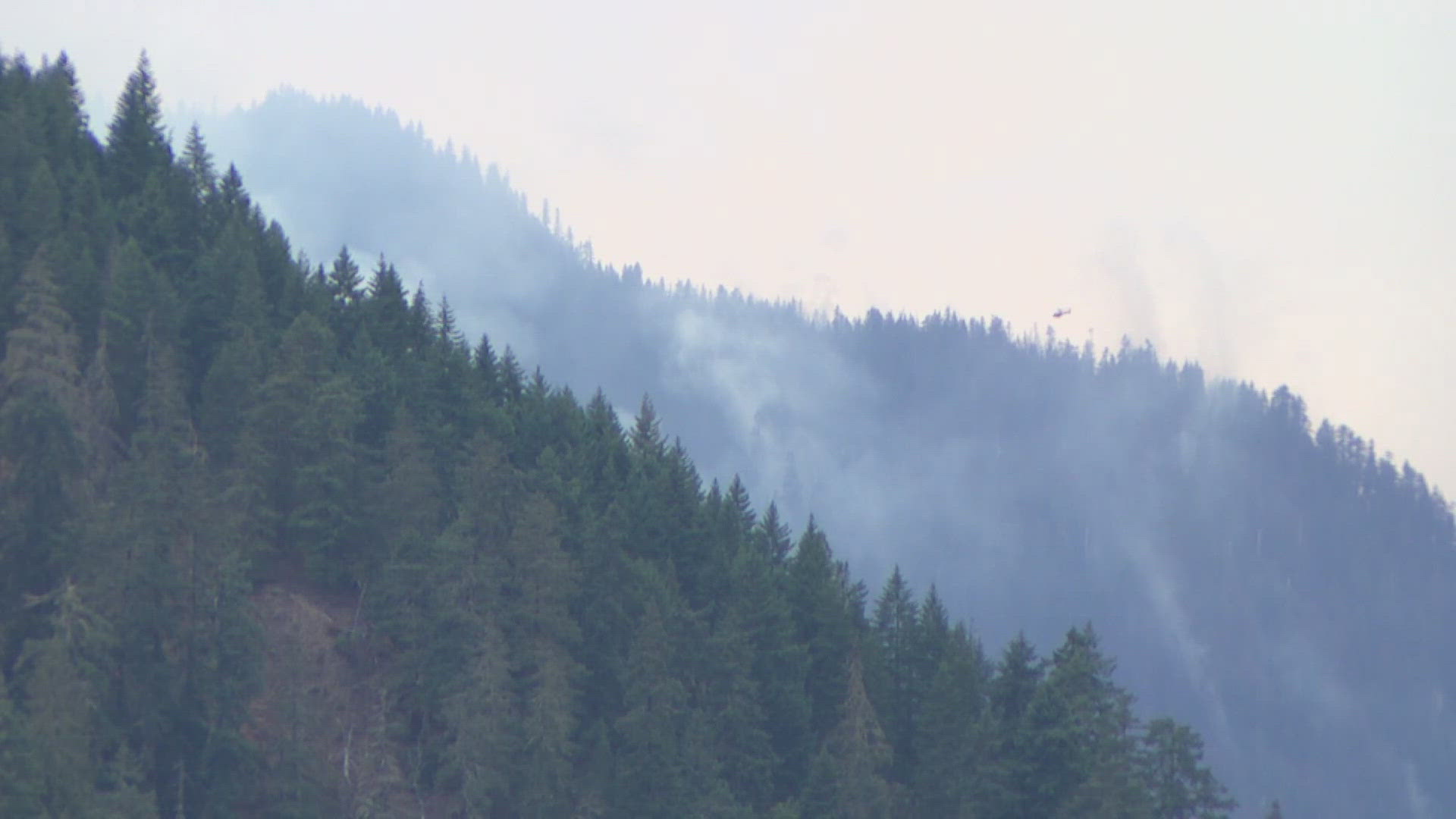 Bear Gulch fire threatens homes, impacts local businesses | krem.com