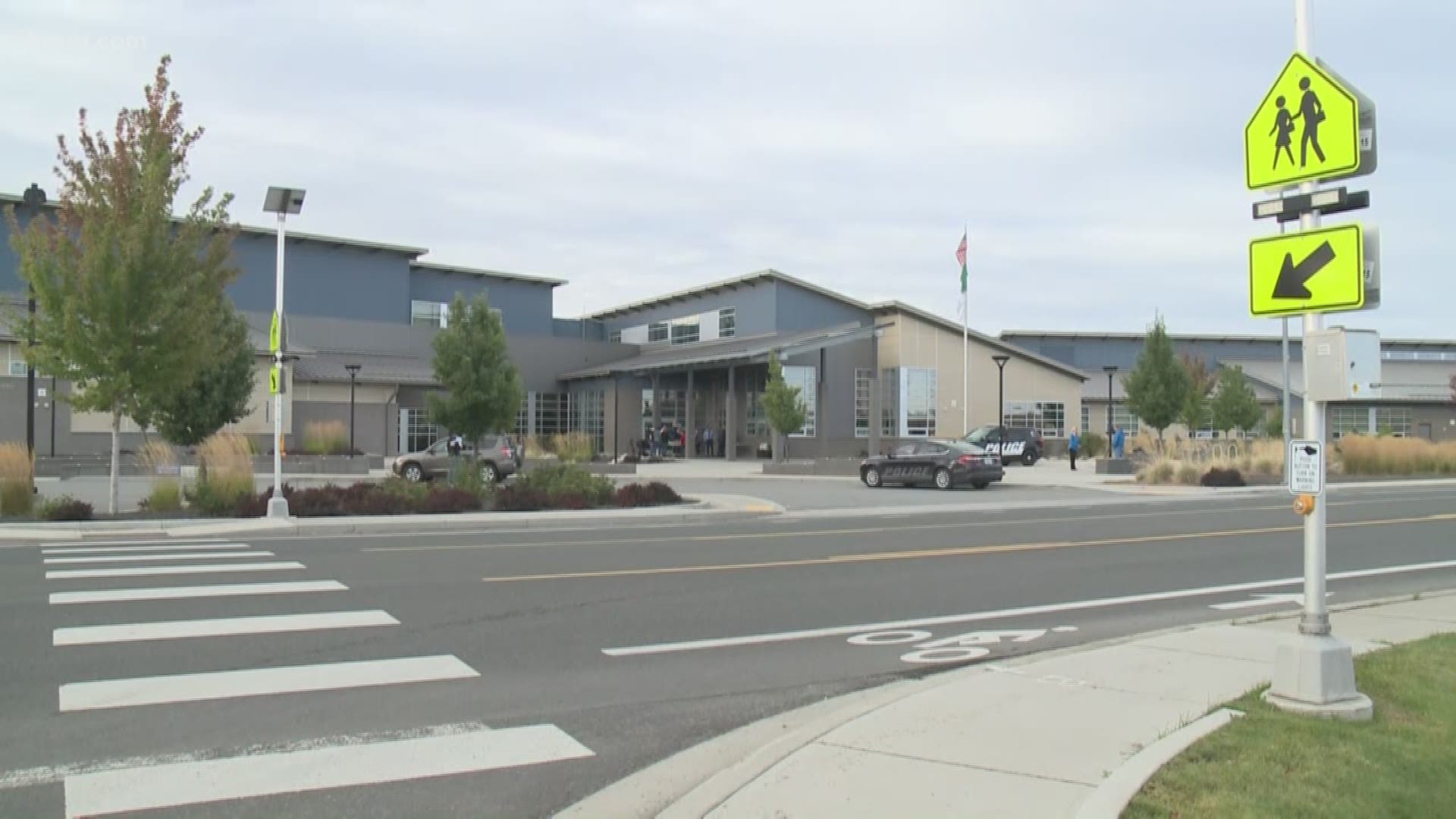 Extra police officers at Cheney Middle School after school shooting ...
