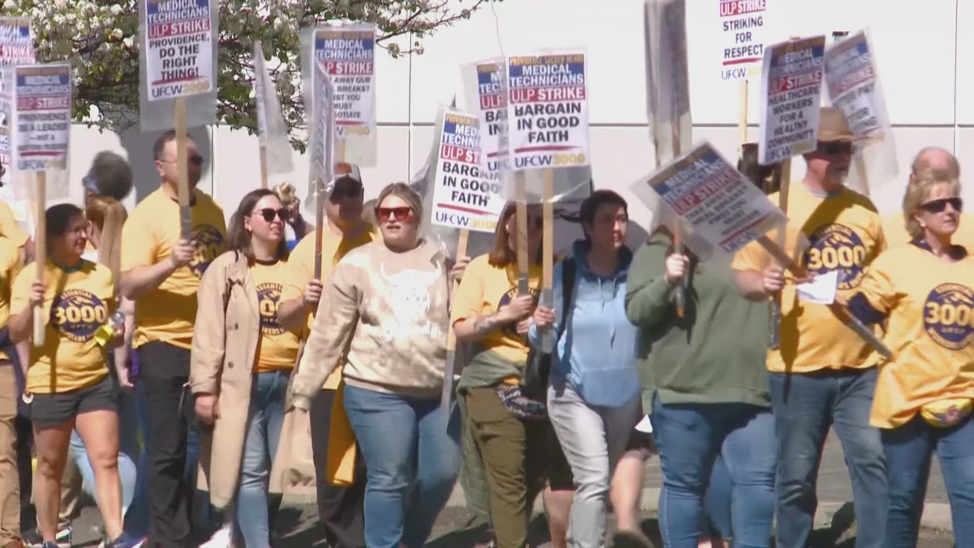 Washington bill pushes for benefits for striking workers | krem.com