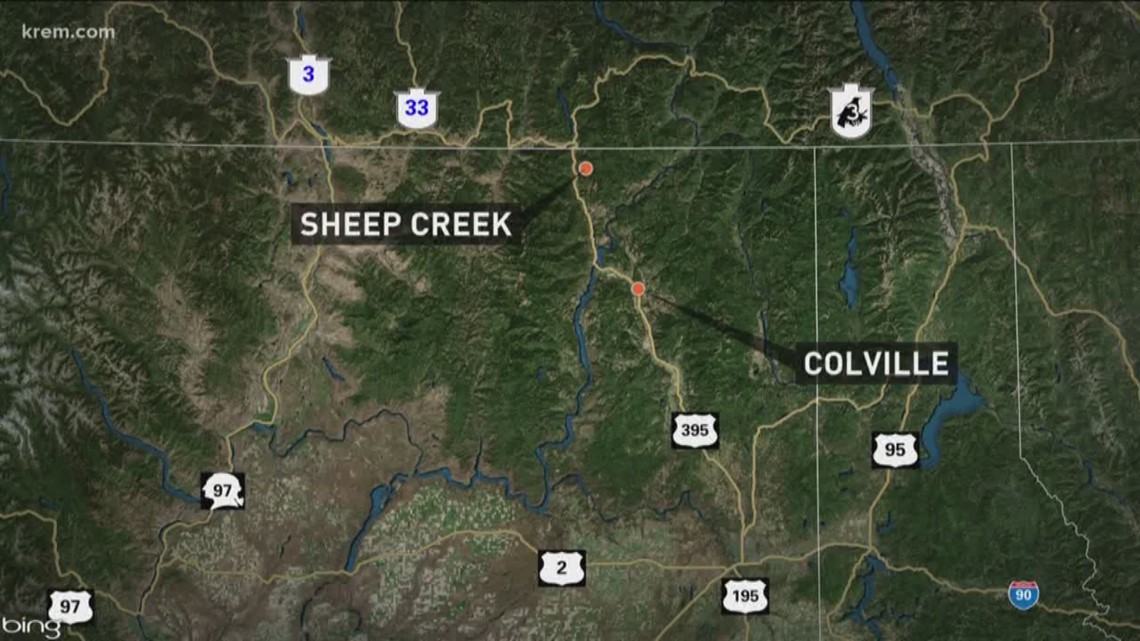 Sheep Creek Fire in Stevens County burning at least 20 acres | krem.com