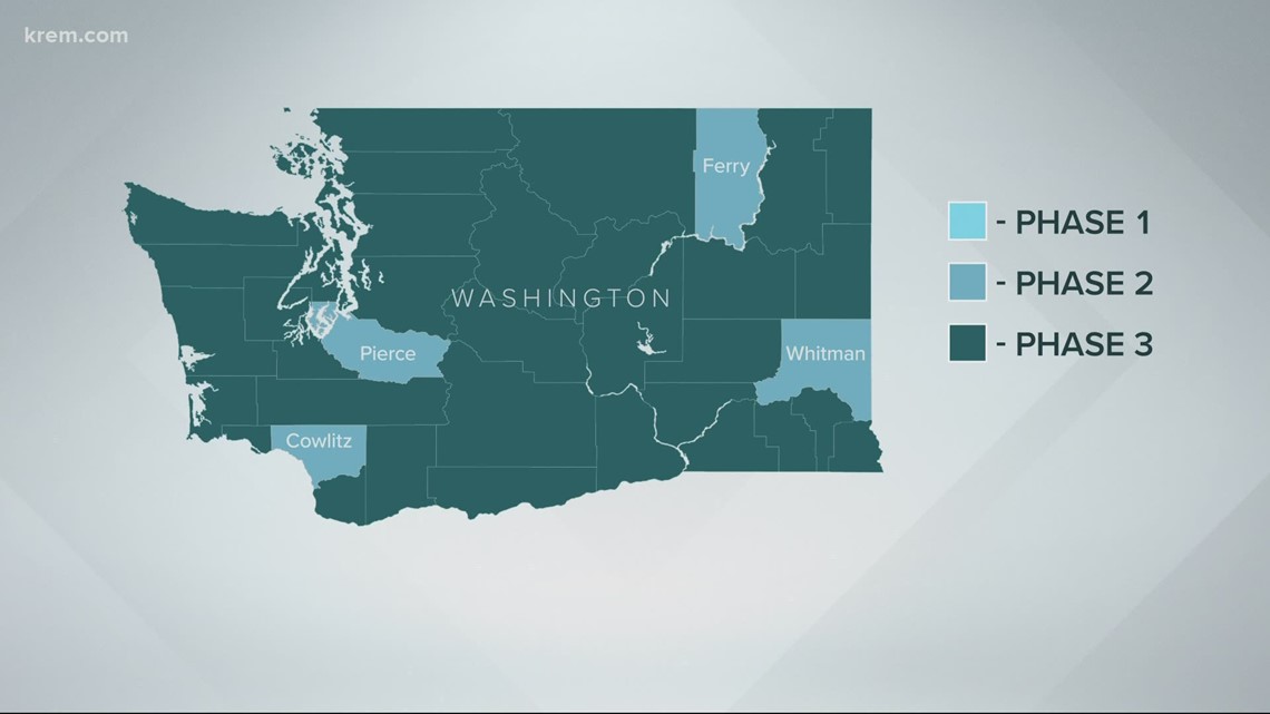 All of Washington to be in Phase 3 until June 30 | krem.com