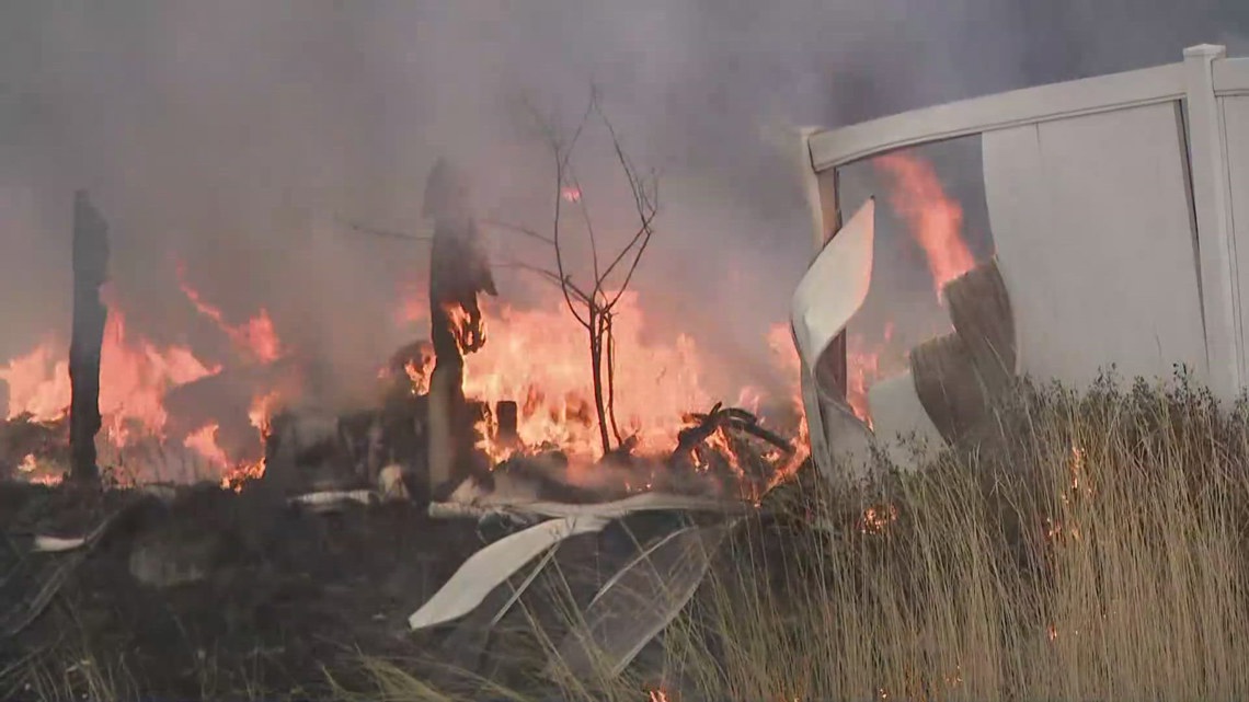 Downed powerline prompts brush fire on Spokane's South Hill | krem.com