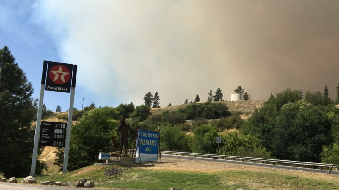 Williams Flats Fire on Colville Reservation still burning, but fully ...