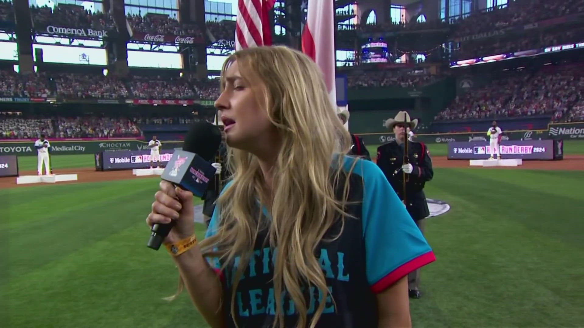 National Anthem singer for MLB Home Run Derby issues apology | krem.com