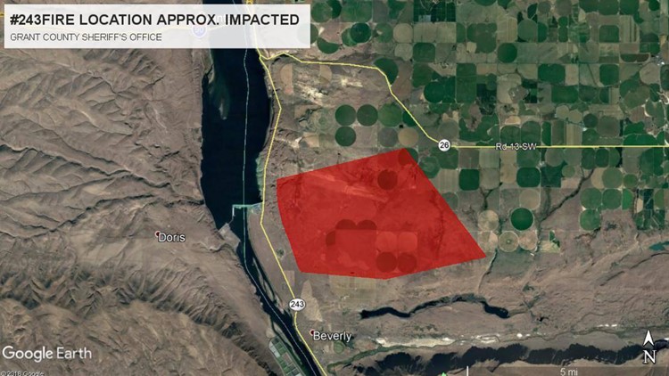Grant County wildfire 85 percent contained, cause under investigation ...