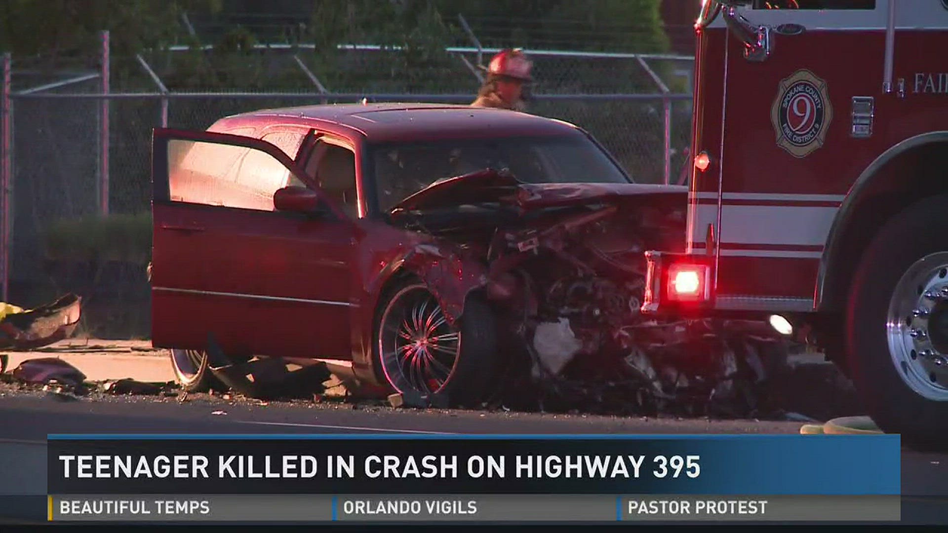 Juvenile killed in Hwy 395 wreck identified | krem.com