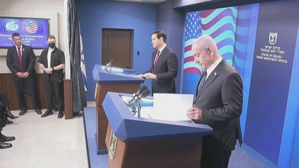 America's top diplomat met with Israel's Prime Minister in Jerusalem on ...