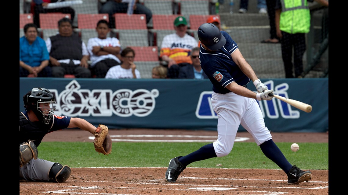 Padres get 9 in 1st inning, rout Astros 21-6 in Mexico City | krem.com