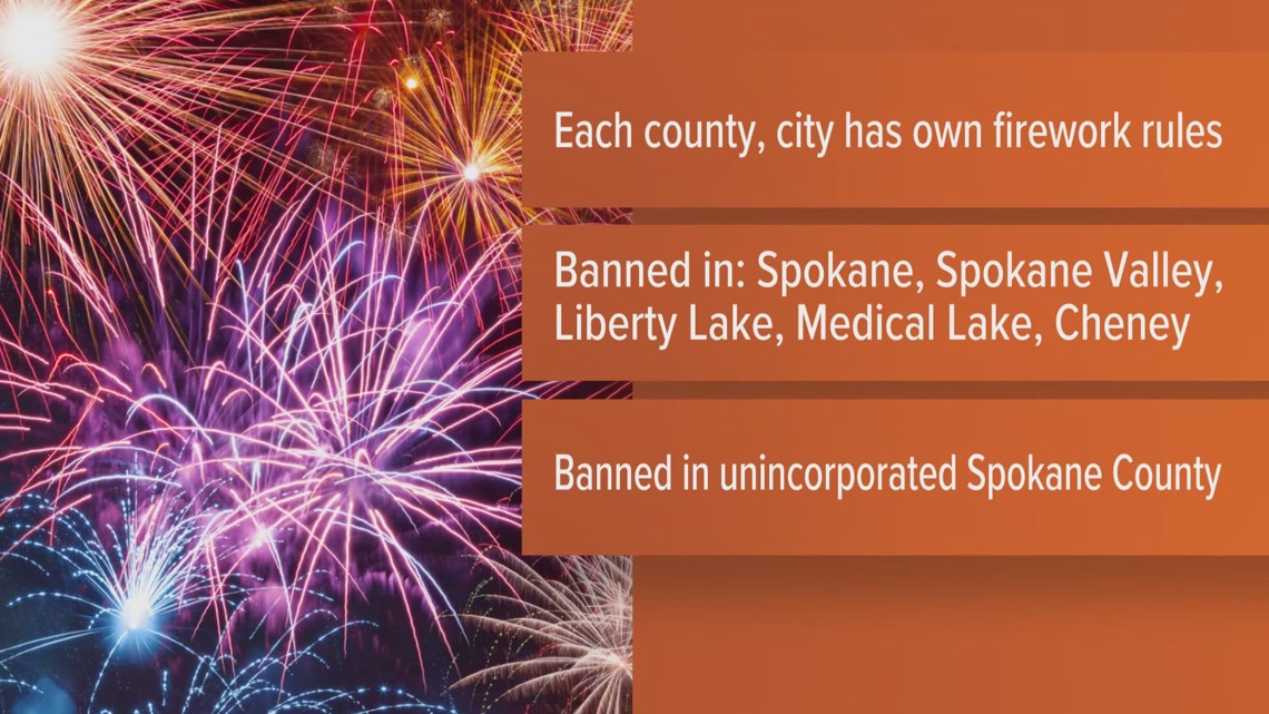 Where are fireworks legal in Eastern Washington & North Idaho? | krem.com
