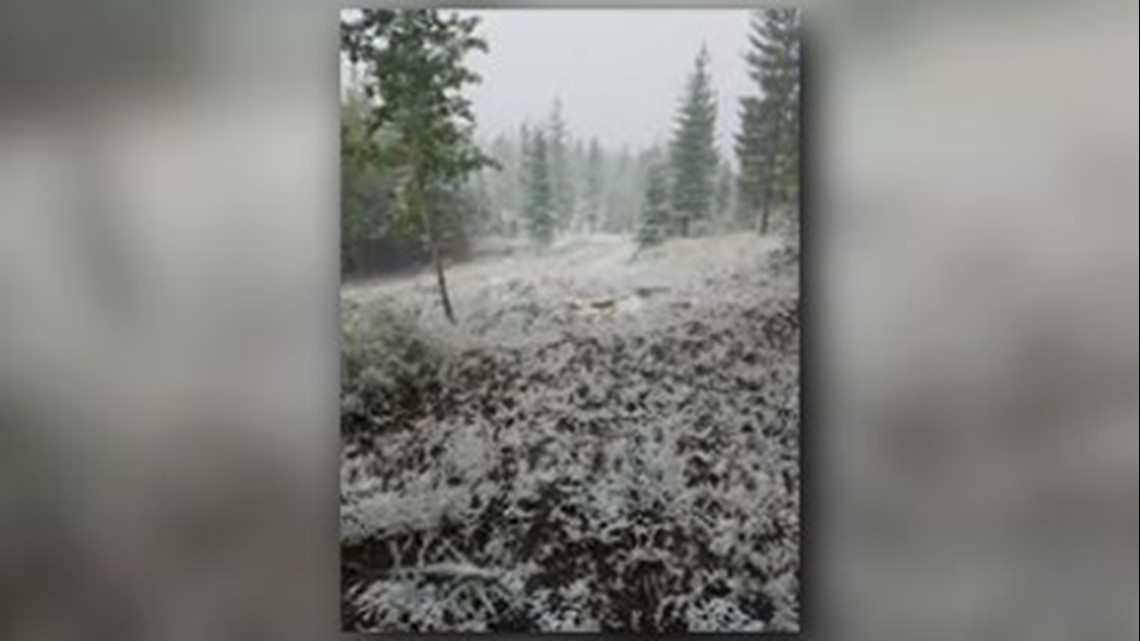 Cold, snowy Spokane weather sets records in September | krem.com