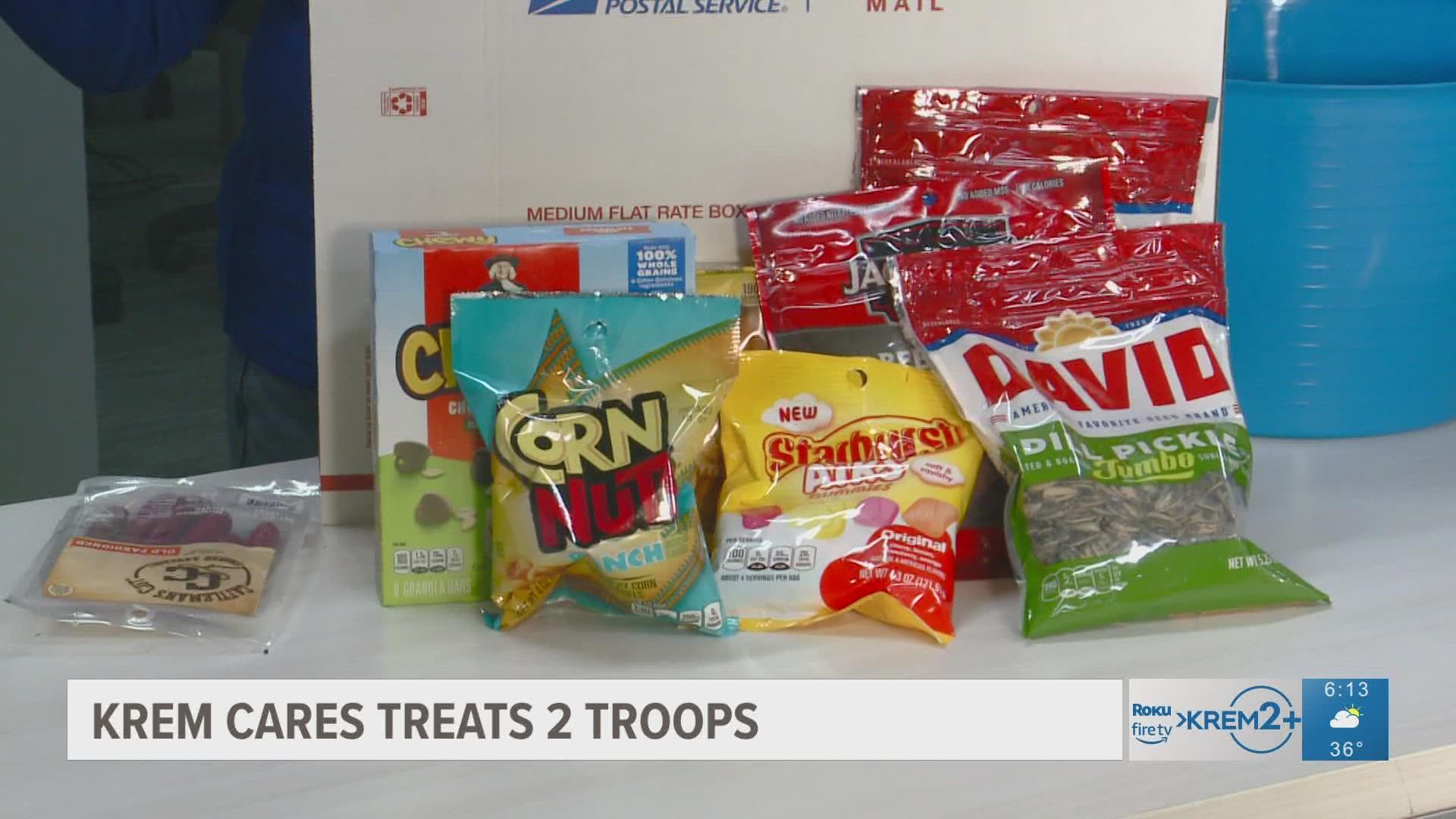 Donate now to 'Treats 2 Troops' to help our local servicemembers | krem.com