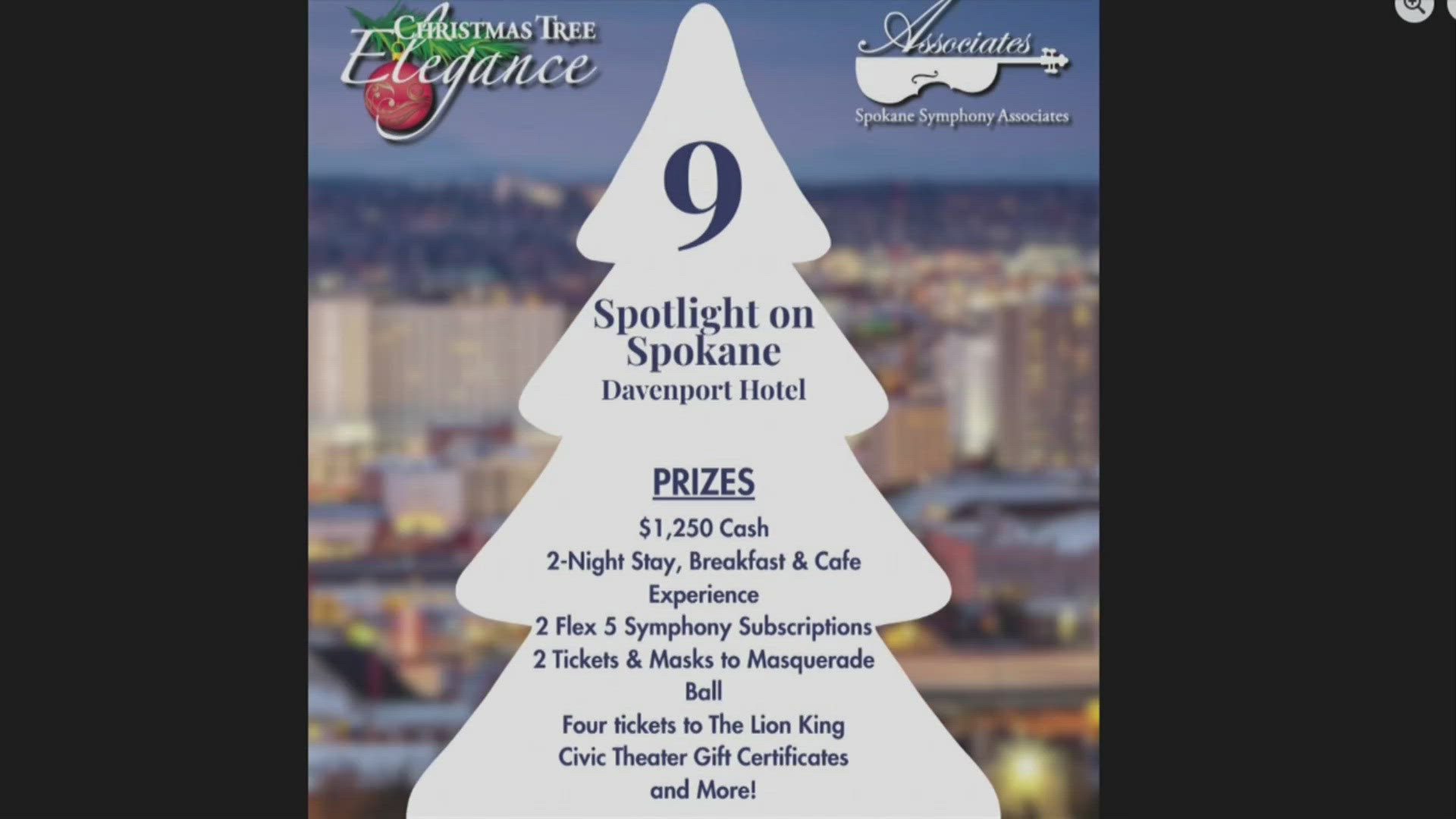 2025 Christmas Tree Elegance begins at Davenport Hotel, River Park ...