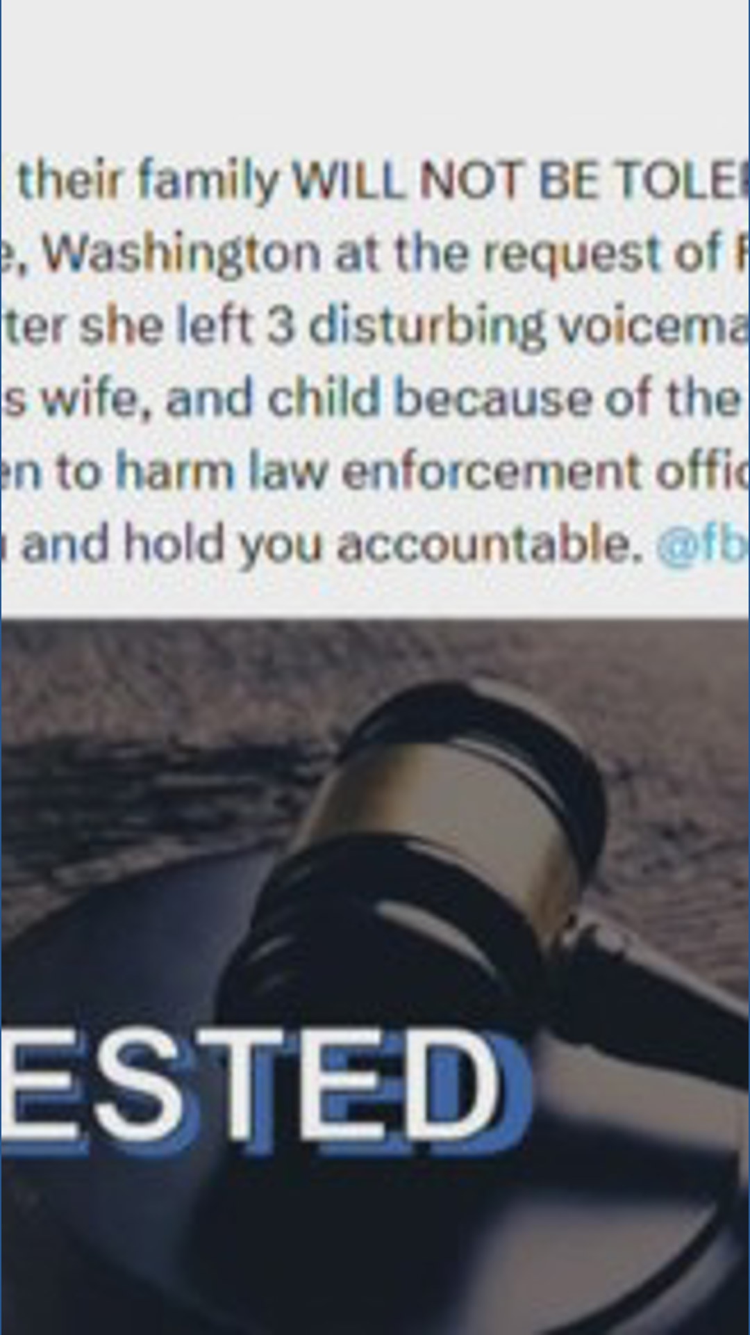 FBI arrests woman in Spokane for threatening to kill FBI agent and his ...