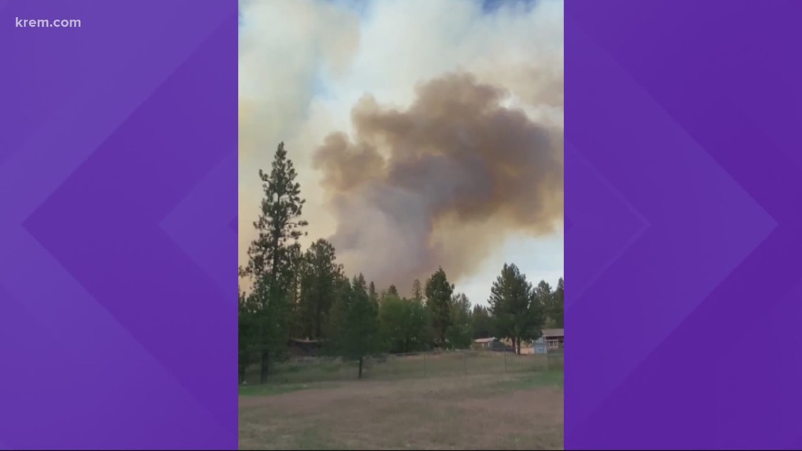 Crews continue to battle Badger Lake fire southwest of Cheney | krem.com