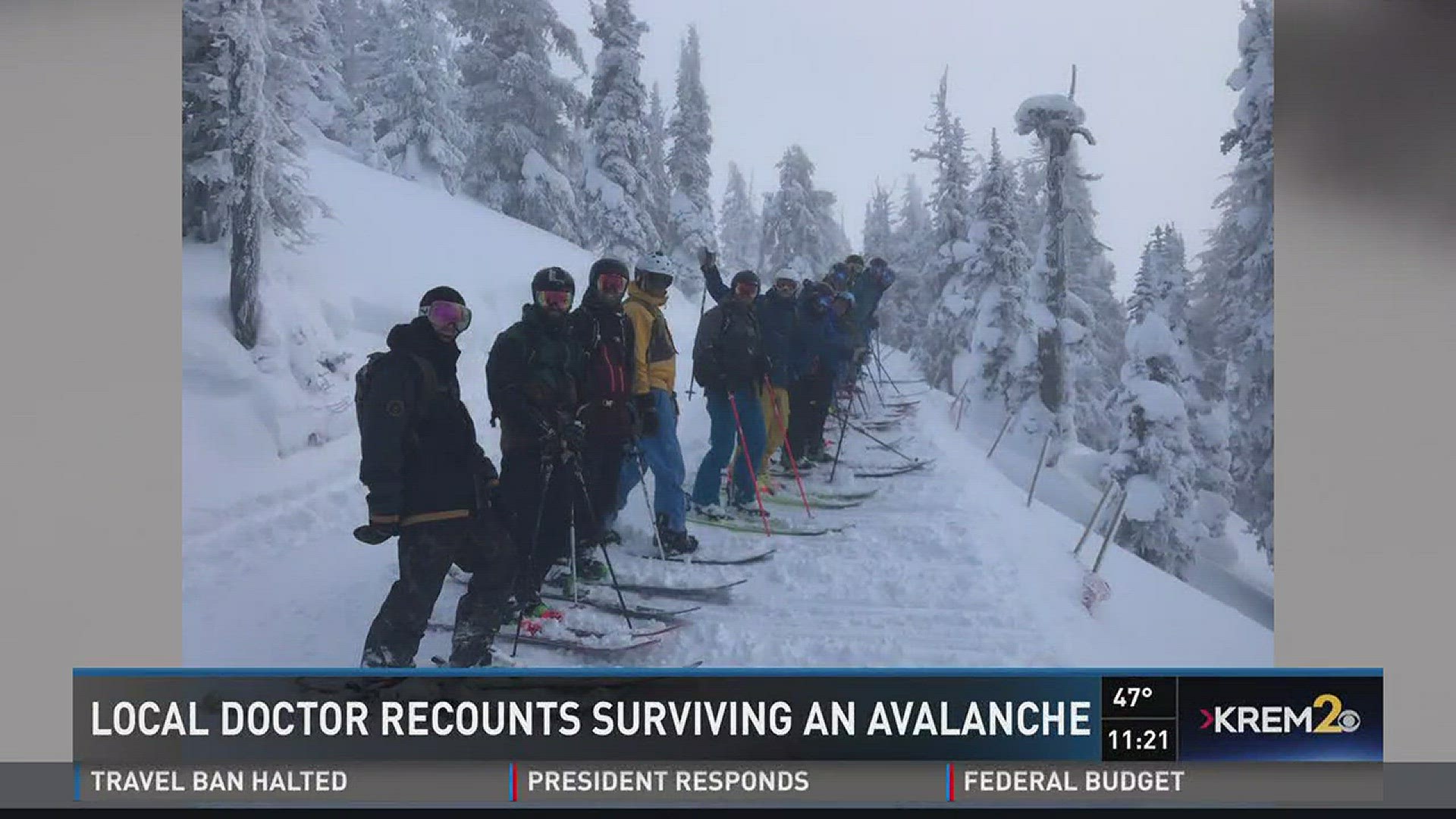 Local doctor says it was a miracle he survived an avalanche | krem.com