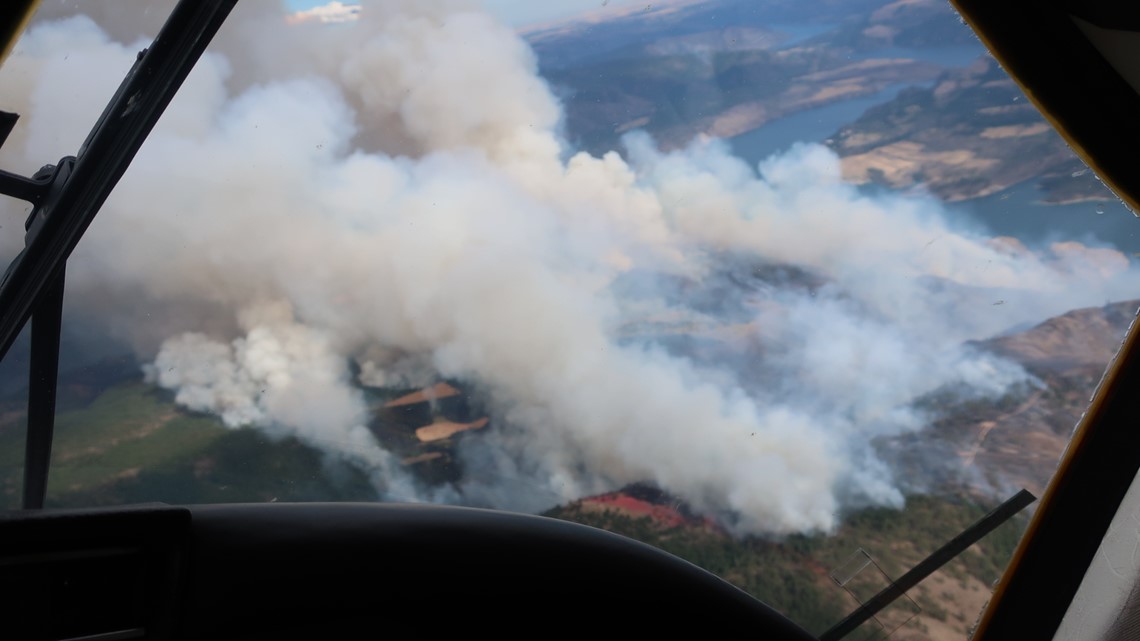Williams Flats Fire on Colville Reservation still burning, but fully ...