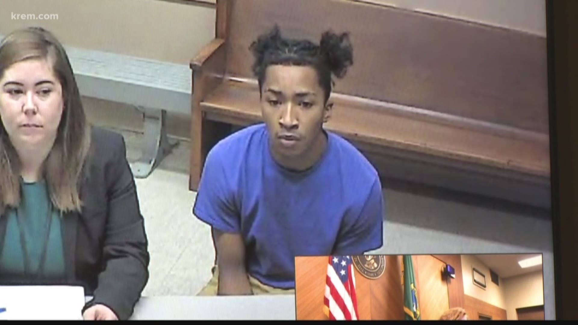 Judge sets bond for teen charged with first degree murder at $1M | krem.com
