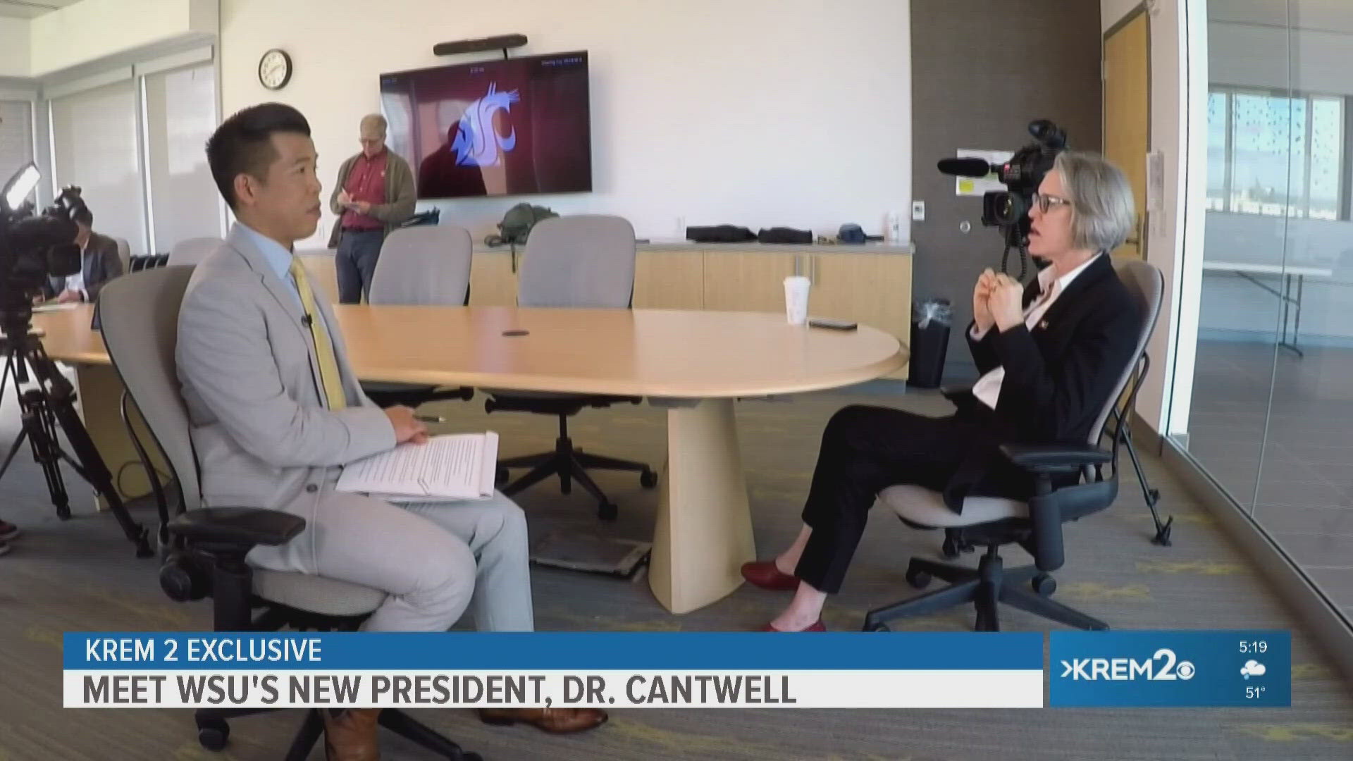 New WSU President Elizabeth Cantwell talks vision for university with KREM 2's Tim Pham | krem.com