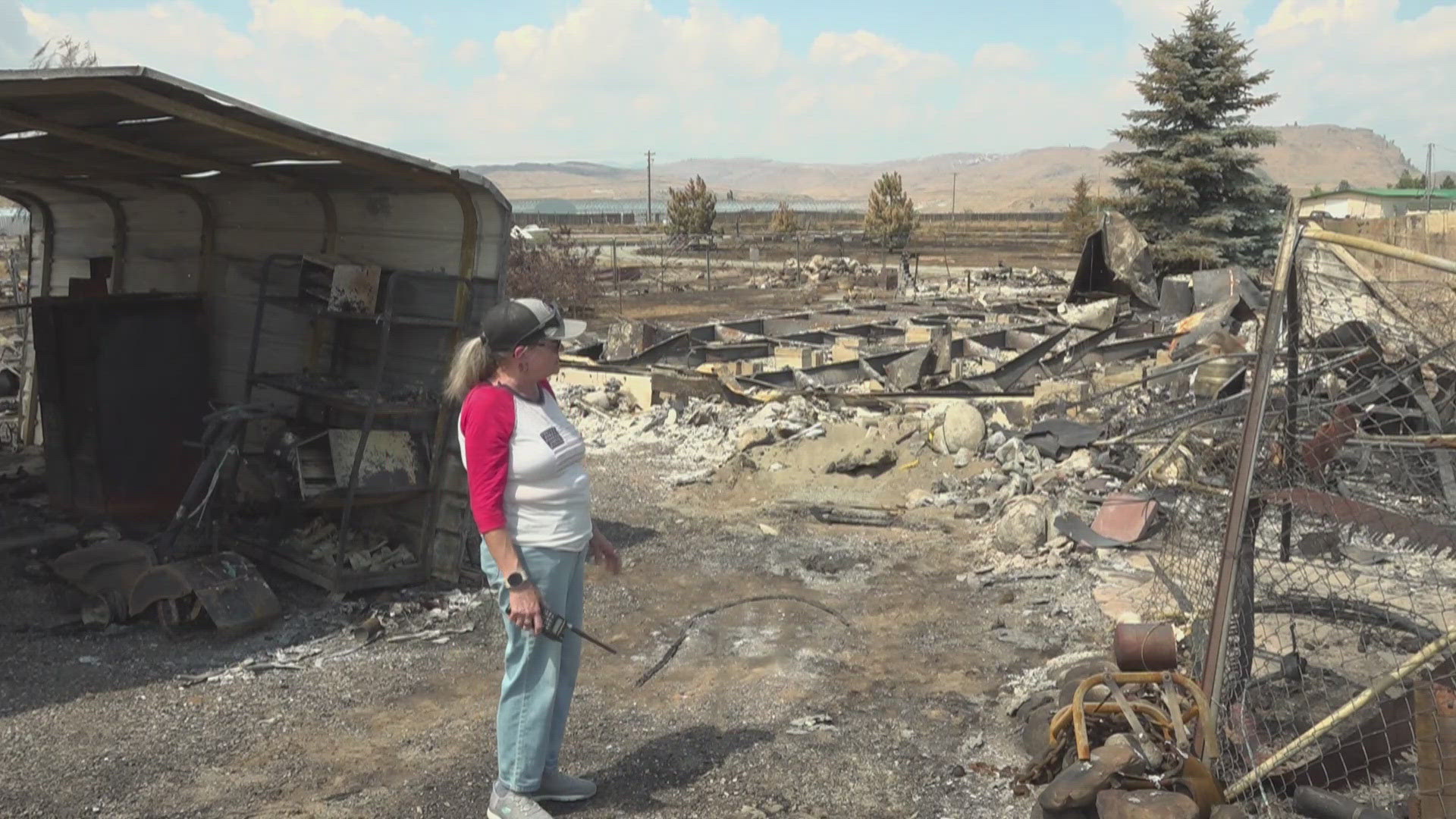 Omak woman loses home in devastating Greenacres Fire | krem.com