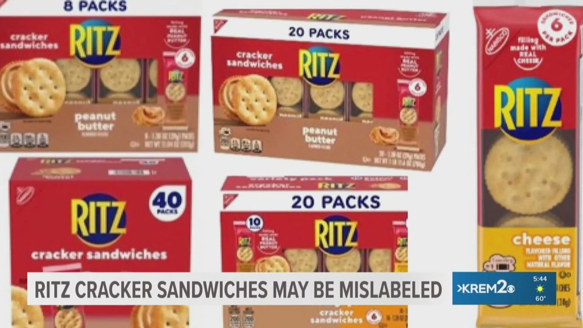 Ritz cracker sandwiches recalled for 'life-threatening' labeling error ...