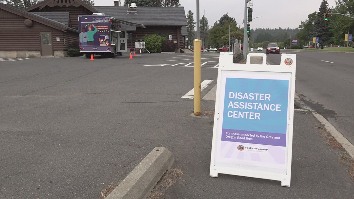 Disaster relief center opens for Spokane County wildfire victims | krem.com
