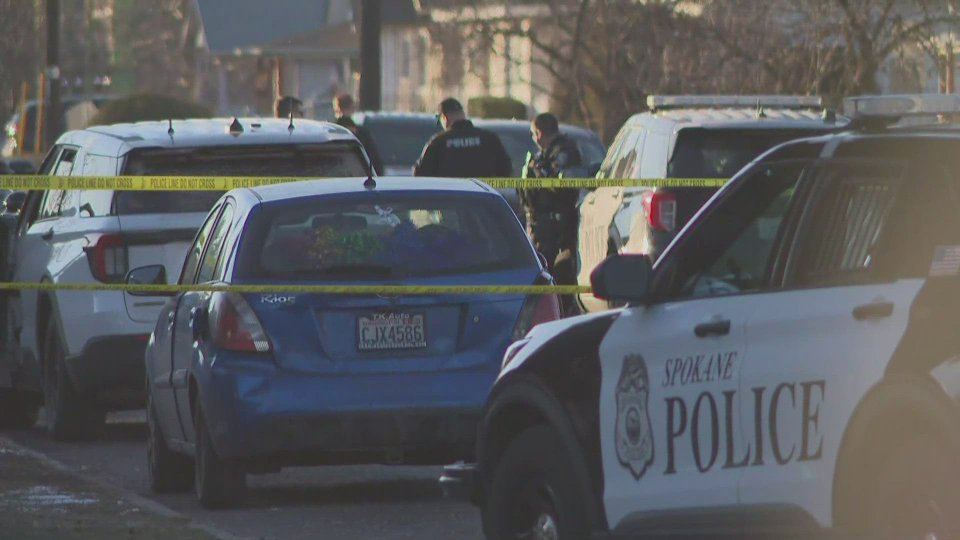 North Spokane police shooting sends man, woman to hospital | krem.com