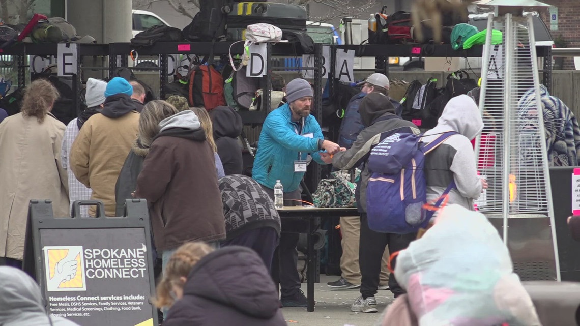 'Spokane Homeless Connect' provides resources to local unhoused ...