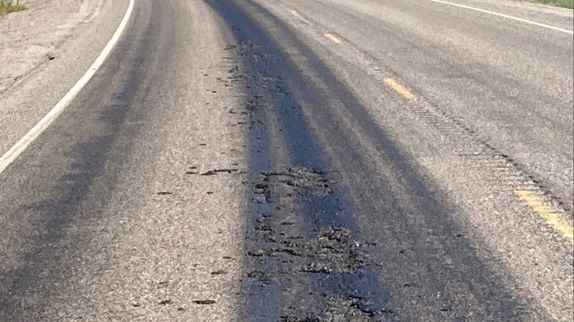 Heat leads to peeling pavement, oil on Inland Northwest roads | krem.com