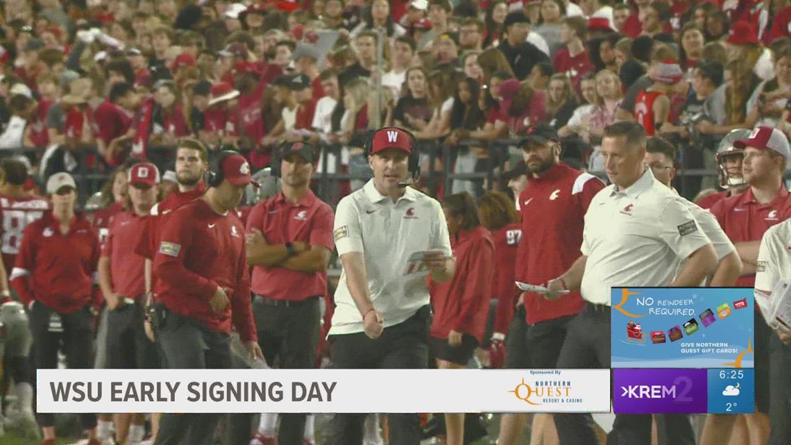 Early Signing Day: WSU signs 22, Idaho inks 39 and EWU signs 19 | krem.com