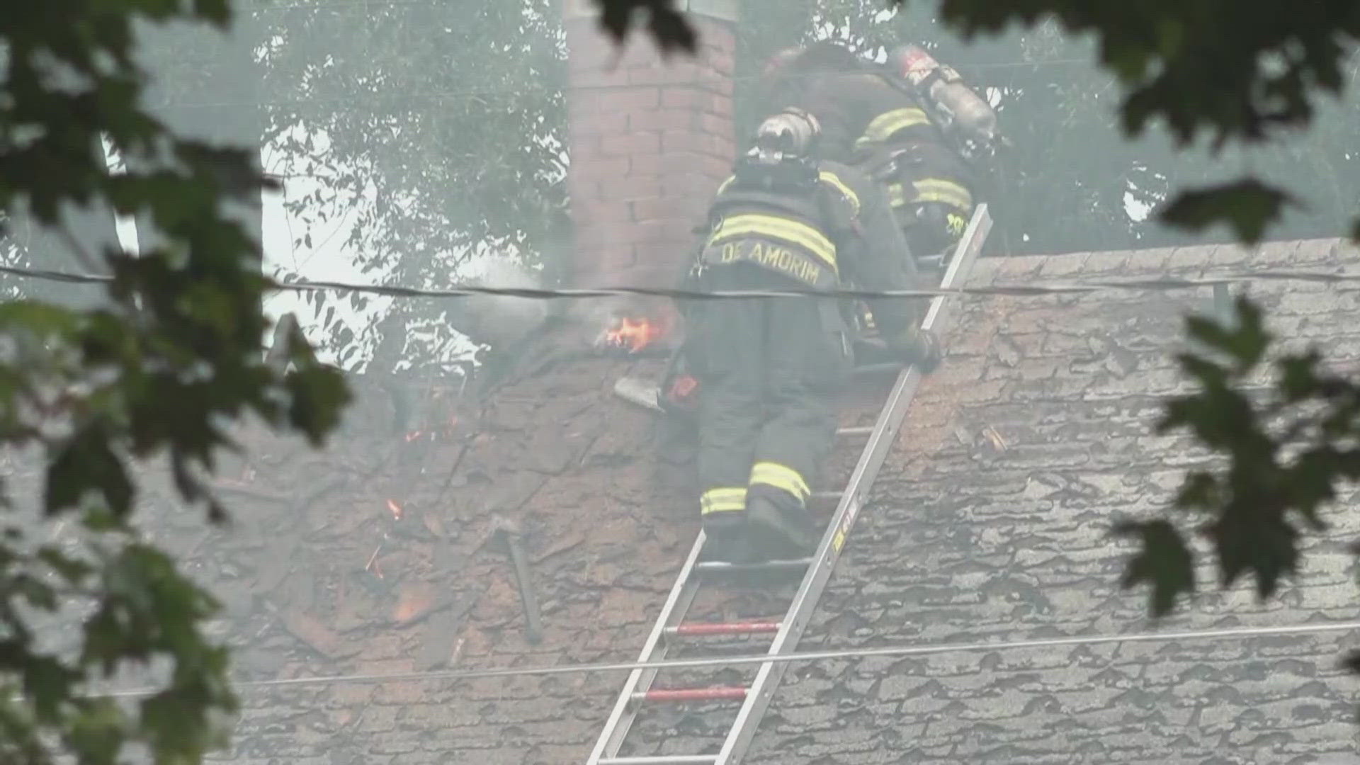 Firefighters responding to house fire in Spokane | krem.com