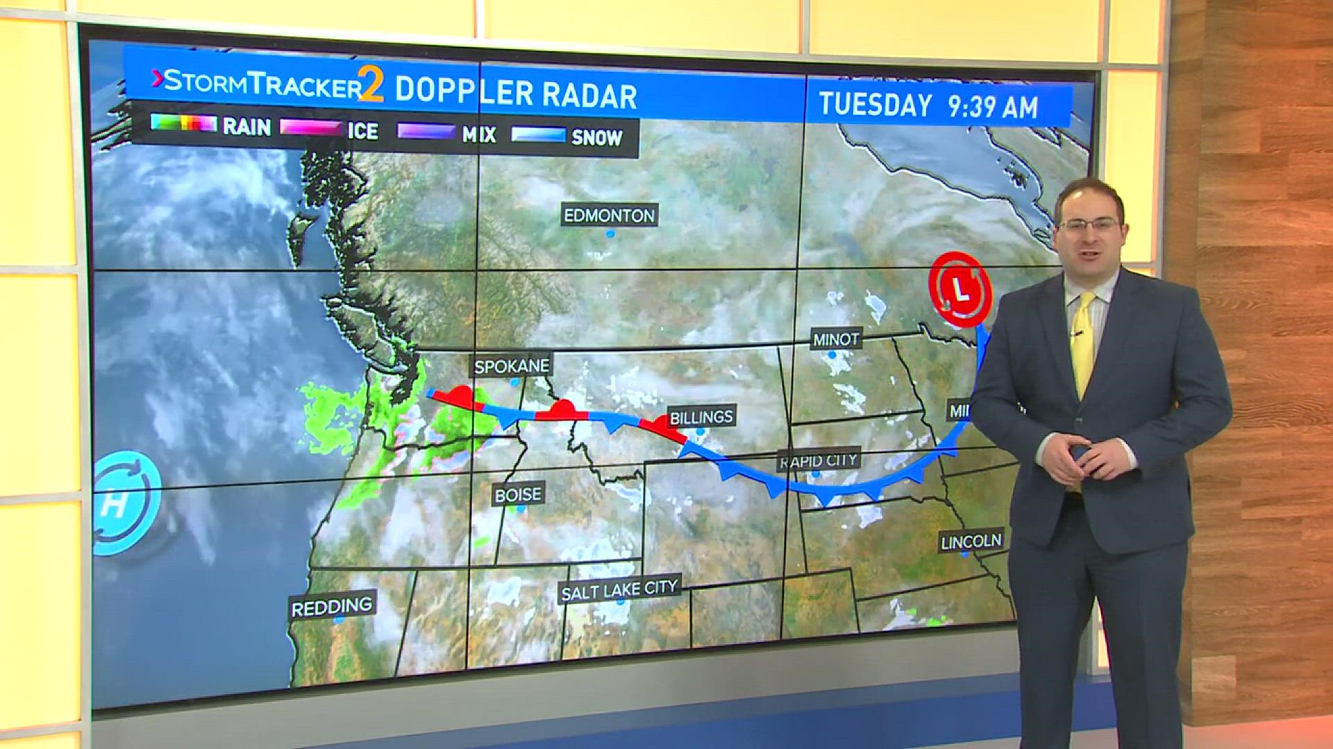 Brief cold front moving through Spokane before warmer weekend | krem.com