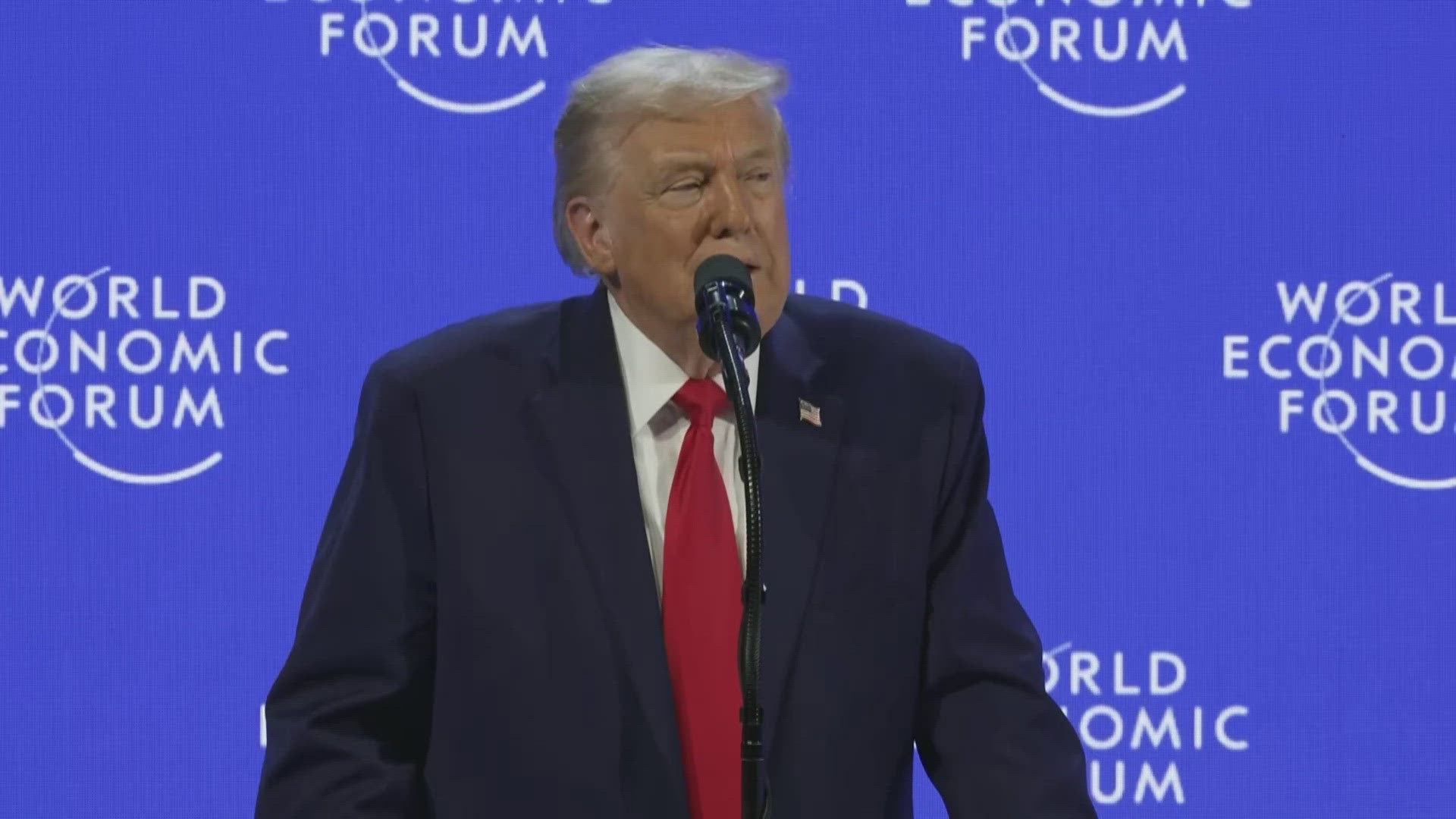 Trump lands in Switzerland after delay caused by Air Force One switch | krem.com