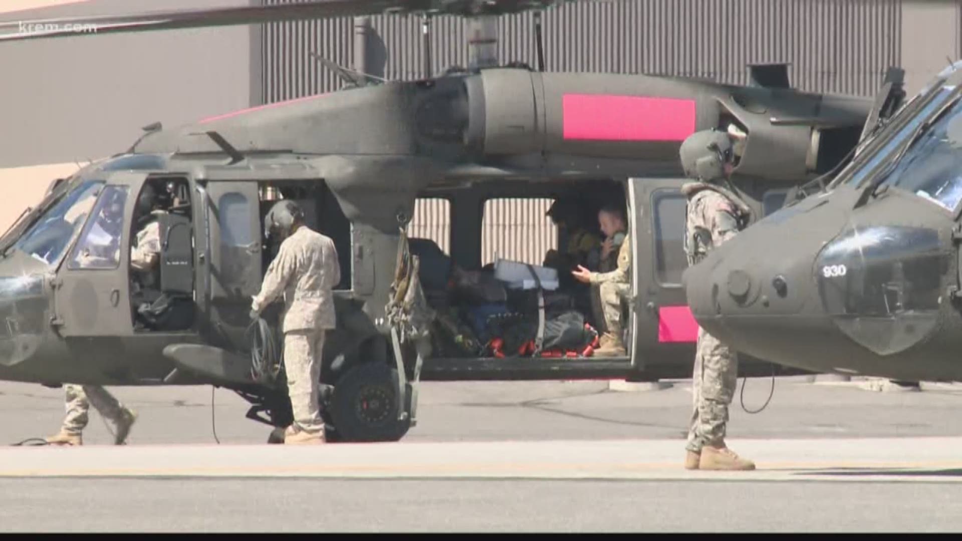 Washington National Guard arrives in Spokane to help fight wildfires ...