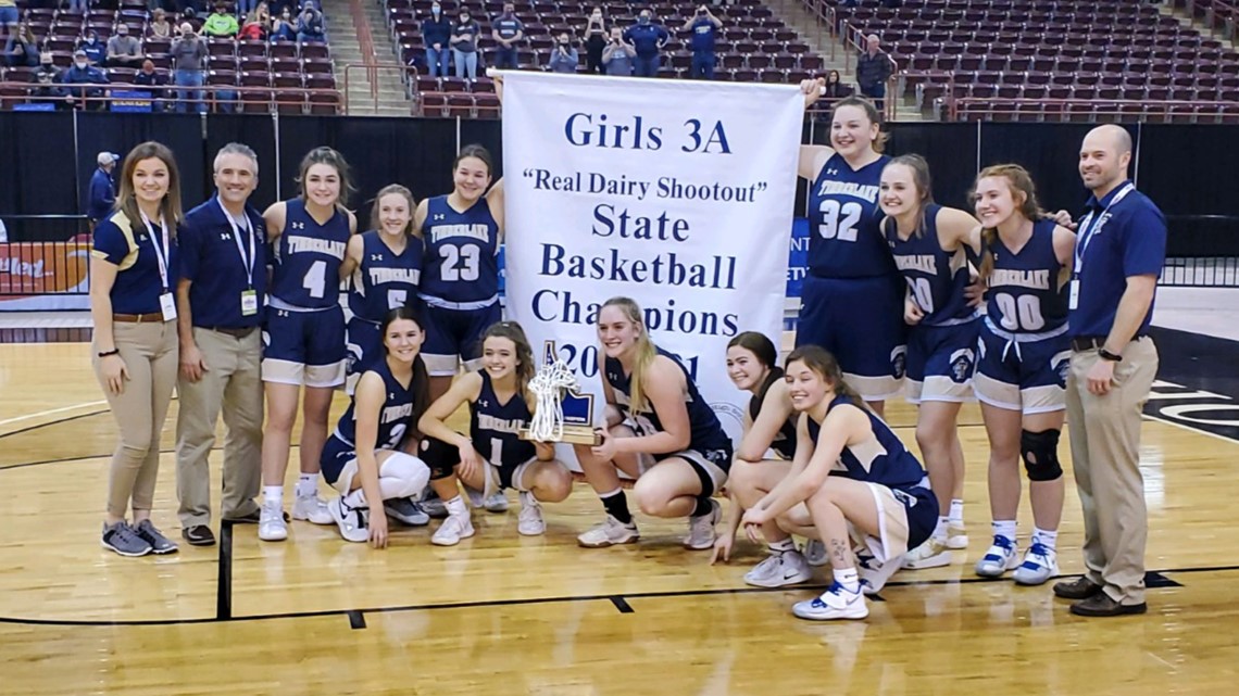 Timberlake High School girls' basketball team takes state title | krem.com