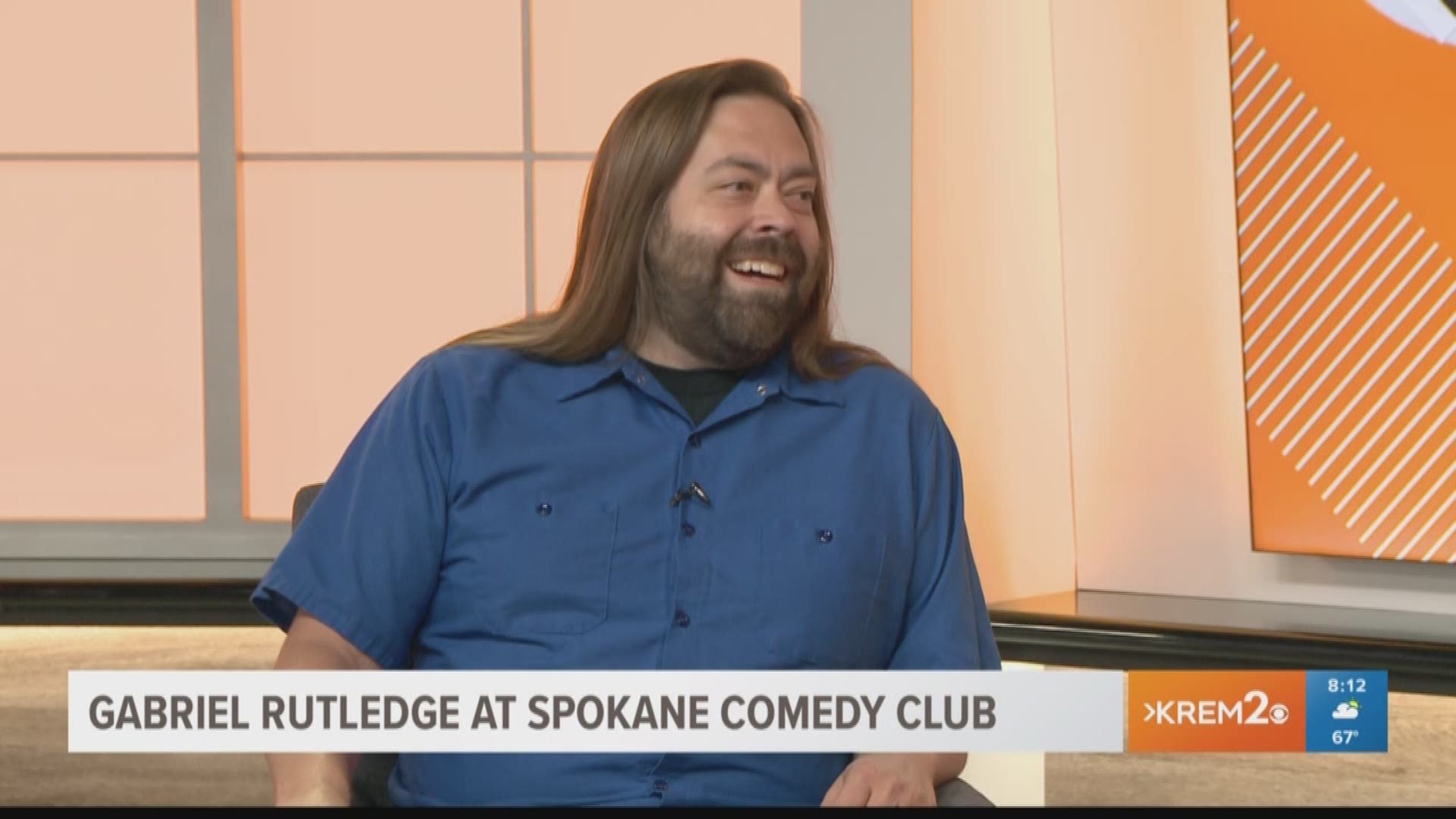 Gabriel Rutledge at Spokane Comedy Club (7-6-18) | krem.com
