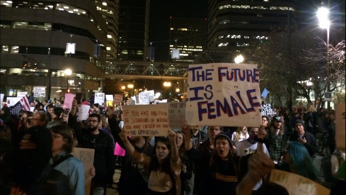 Destruction in Portland: Peaceful Trump protest turns into riot | krem.com